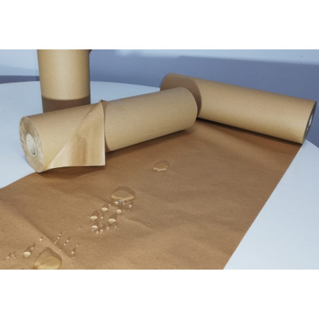 Papel Kraft Grueso Encerado Ancho 80 Cm. 80 Metros